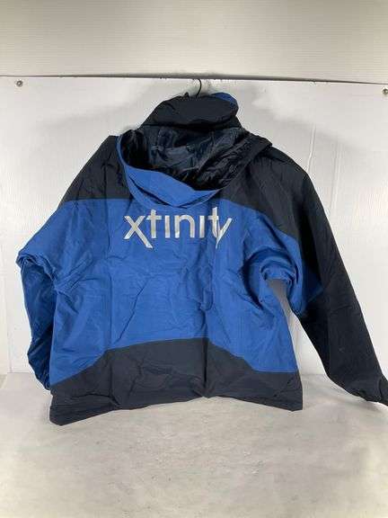 Port Authority Xfinity Branded Blue and Navy Hooded Jacket, Size L ...