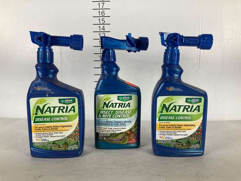 3 Natria Spray Bottles for Disease and Insect Control - Hash Auctions