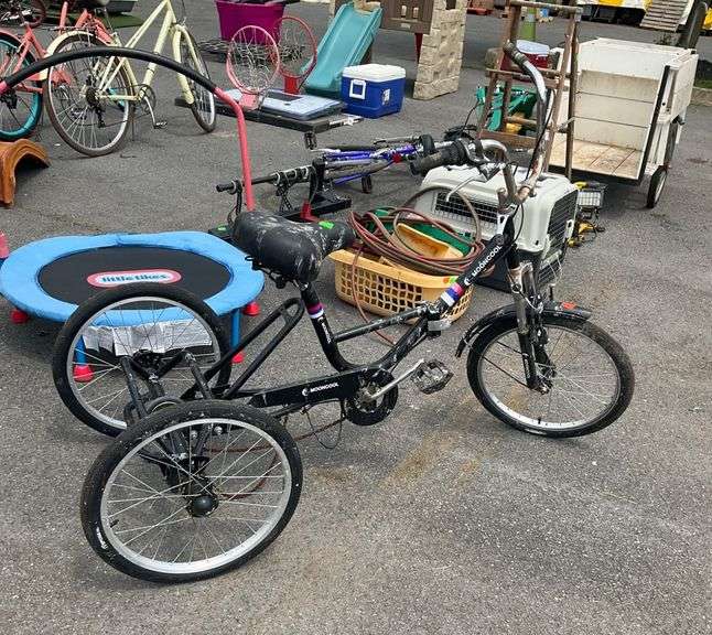 Adult Three-Wheeled Bicycle Frame Sells for Parts or Repairs - Hash ...