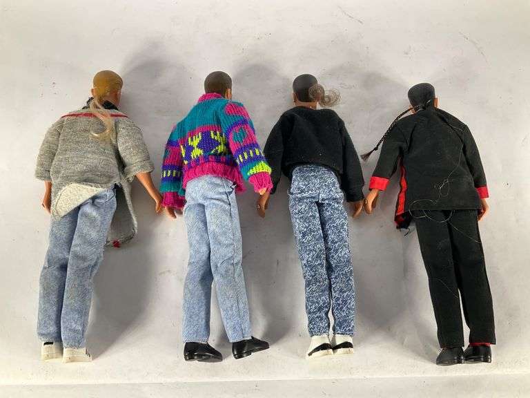 Four New Kids on the Block Dolls with Original Outfits - Hash Auctions
