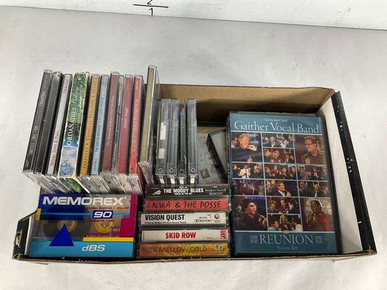 Music CDs, Cassette Tapes, and DVDs Featuring Various Artists and ...