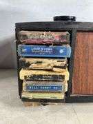8-Track Tapes with Portable Storage and Rotating Display Case - Hash ...