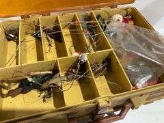 Plano Magnum 1122 Tackle Box with Assorted Fishing Gear - Hash Auctions