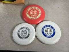 Disc Golf Frisbees and Ping Pong Paddle - Hash Auctions