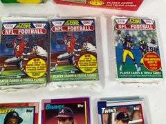 1990 Topps Baseball and Score NFL Football Trading Card Packs and ...