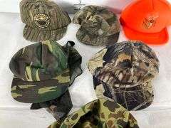 Six Camouflage and Hunting-Themed Caps - Hash Auctions