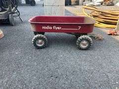 Radio Flyer Model 7 Red Wagon from the Pope Estate Property - Hash Auctions