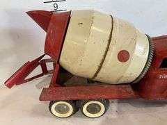 Structo Ready Mix Pressed Steel Cement Mixer Truck Toy - Hash Auctions