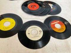 45 RPM Vinyl Records Including Various Artists and Labels - Hash Auctions
