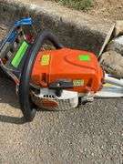 Stihl MS 291 Chain saw, we had this one started. - Hash Auctions