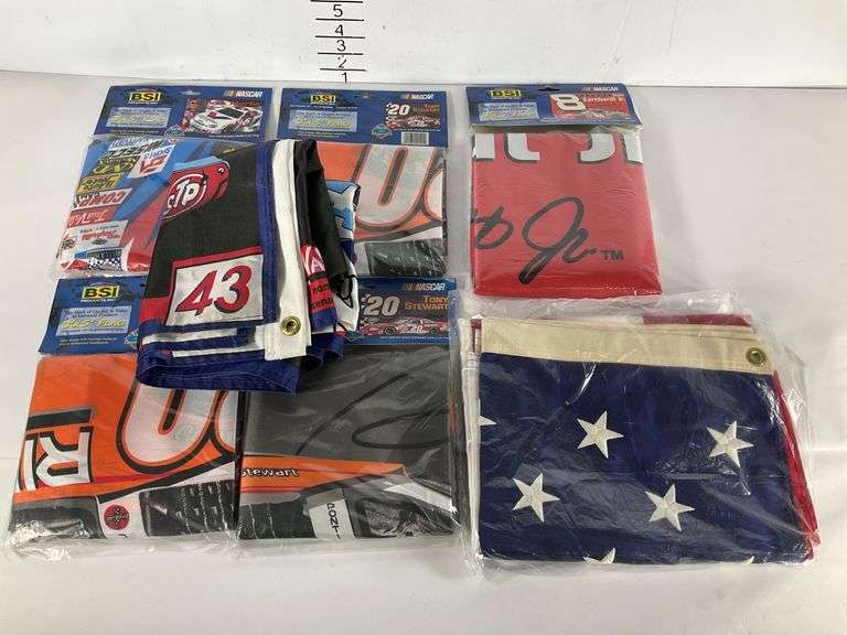 NASCAR-Themed and U.S. Flags, Including Driver-Specific Designs - Hash ...