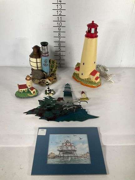 Lighthouse-Themed Decorative Items and Lighthouse Art Print - Hash Auctions