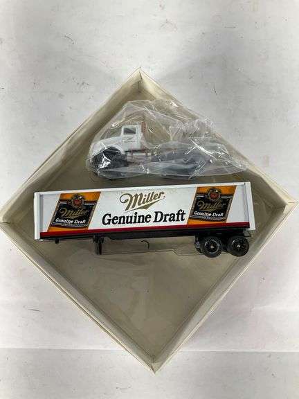 Winross Beer Series Model Truck Featuring Miller Genuine Draft Branding ...