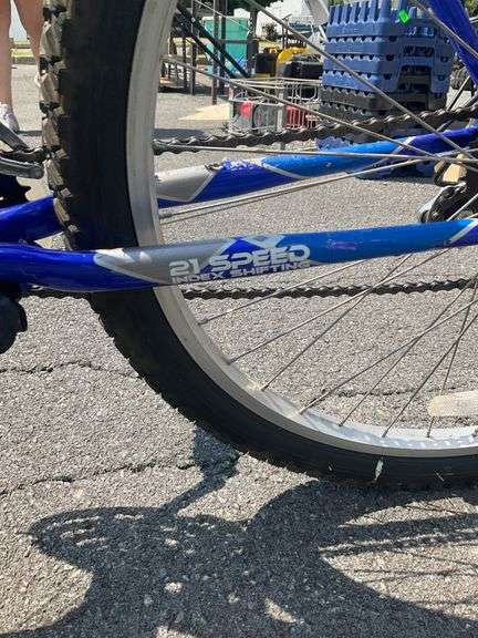 Blue Magna 21-Speed Bicycle with Rear Caliper Brakes - Hash Auctions