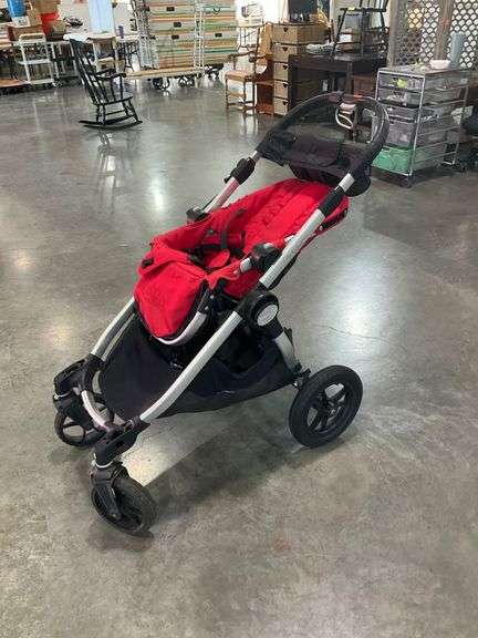 Baby Jogger City Select Stroller with Red Seat Fabric - Hash Auctions