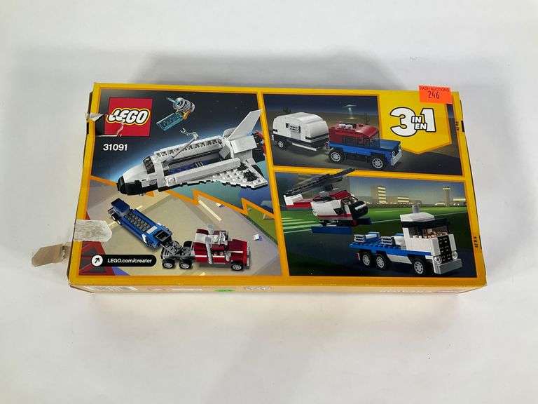 LEGO Creator Set 31091 Shuttle Transporter, 341 Pieces, 3-in-1 Model ...