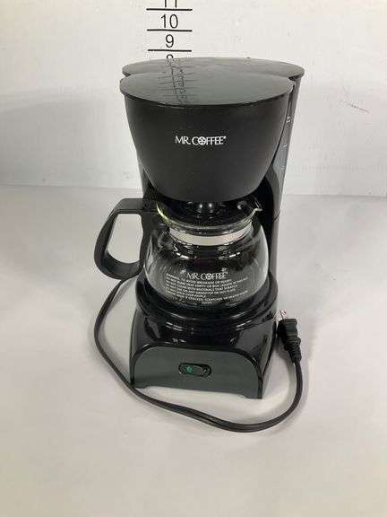 Mr. Coffee 4-Cup Coffee Maker with Glass Carafe - Hash Auctions