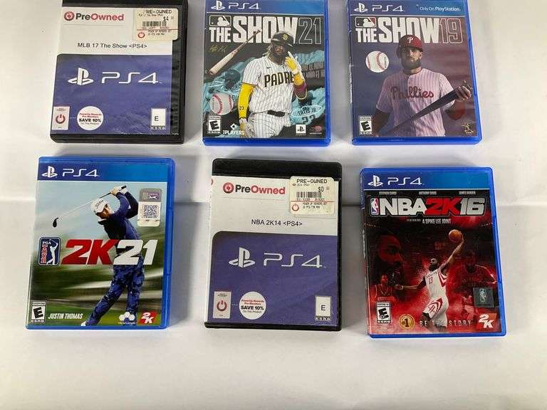 11 PlayStation 4 Sports Video Games - Hash Auctions