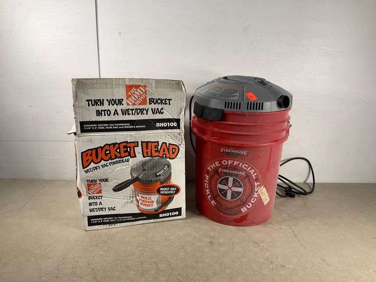 Bucket Head Wet/Dry Vac Powerhead Model BH0100 with Firehouse Subs ...