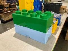 LEGO Bricks and Components with Stacking LEGO Storage Boxes - Hash Auctions