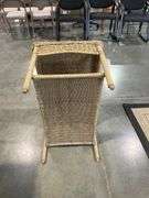 StyleWell Wicker 30” Side Table with Lower Shelf - Hash Auctions