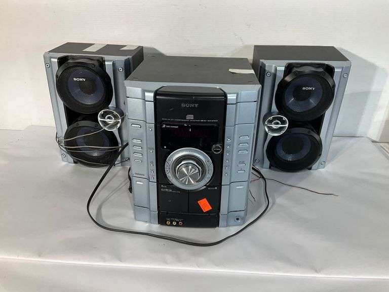 Sony Compact Disc Deck Receiver Model MHC-GX250 with Two SS-RG444 ...
