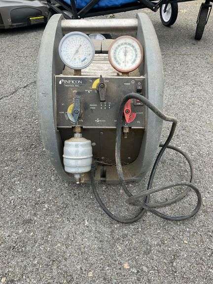 Inficon Vortex AC Refrigerant Recovery Machine, Model 714-202-G1,Powers ...