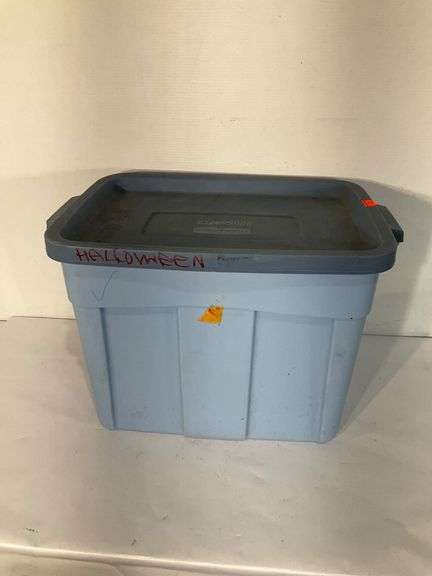 Rubbermaid 18-Gallon Rough Tote Storage Container - Hash Auctions