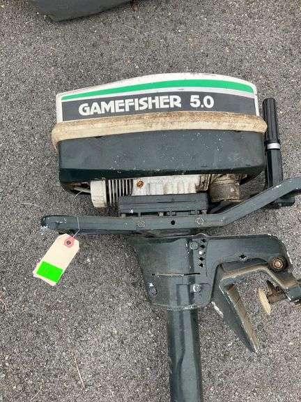 Gamefisher 5.0 HP Outboard Motor by Sears, Roebuck and Co. - Hash Auctions