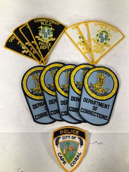 Police and Correction Department Patches - Hash Auctions