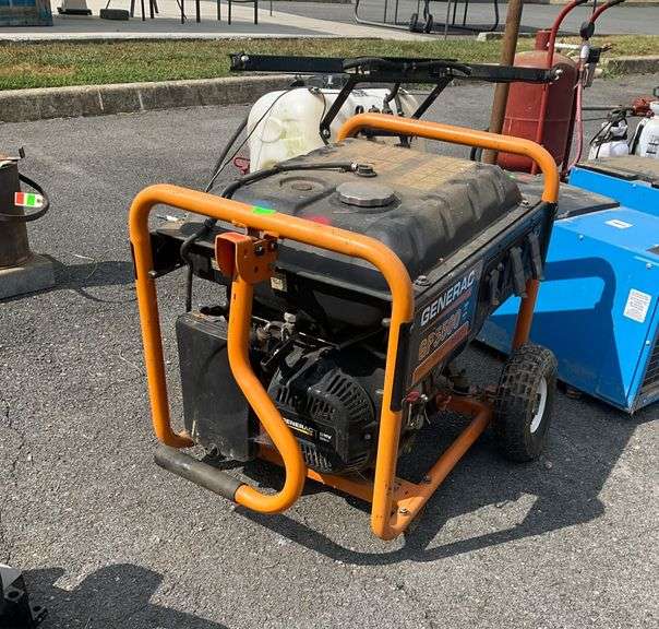 Generac GP5500 Gasoline-Powered Portable Generator with 389cc OHV ...