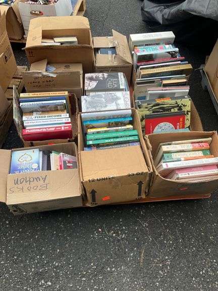 Pallet Lot of Mixed Books Across Various Genres - Hash Auctions