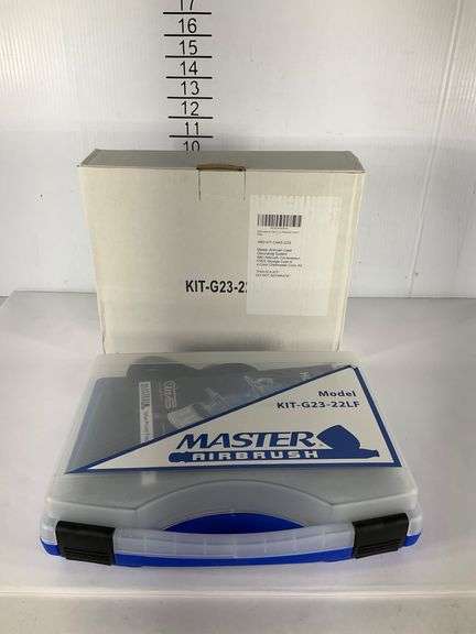 Master Airbrush Kit, Model KIT-G23-22LF with Accessories - Hash Auctions