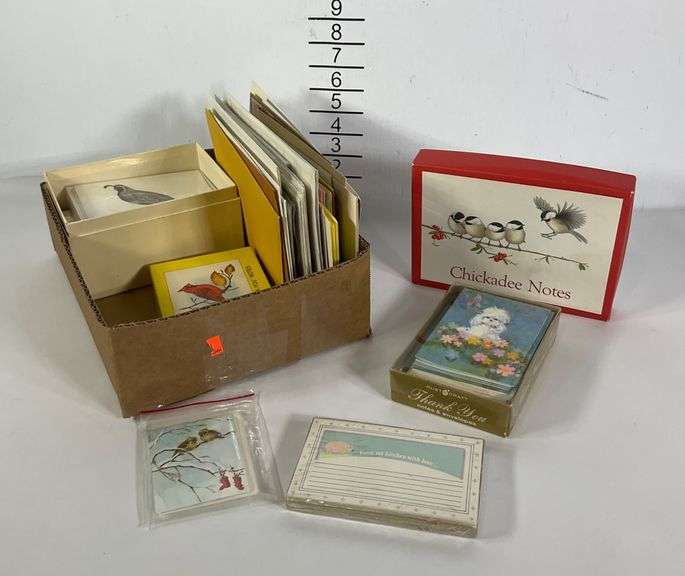 Note Cards and Stationery, Including Boxed Sets and Loose Items - Hash ...