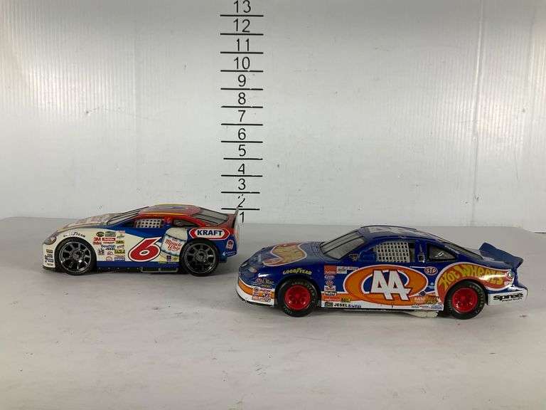 NASCAR Diecast Model Cars Featuring Oscar Mayer and Hot Wheels Liveries ...