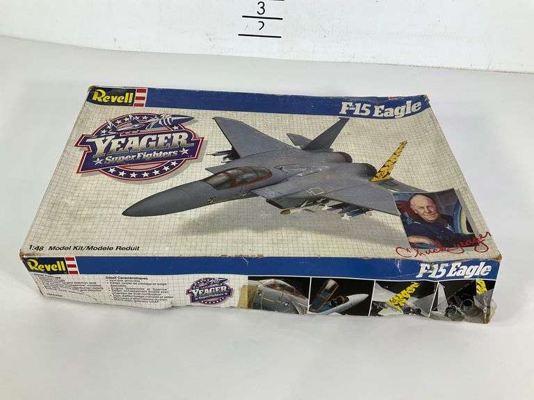 Revell 1:48 Scale F-15 Eagle Model Kit from Yeager Super Fighters ...