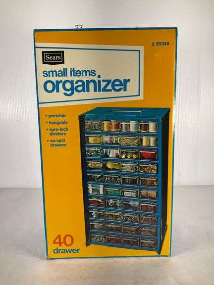 Sears Small Items Organizer with 40 Drawers - Hash Auctions