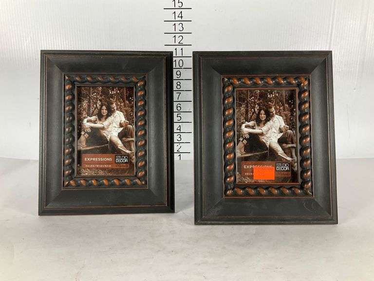 Studio Decor Expressions 4×6 Black Picture Frames with Rope Detail ...