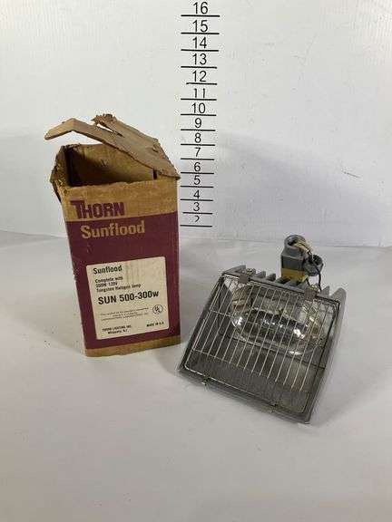 Thorn Sunflood SUN 500-300W Tungsten Halogen Lamp with Original Box ...