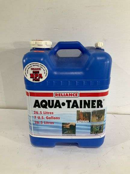 Reliance Aqua-Tainer 7-Gallon Portable Water Container - Hash Auctions