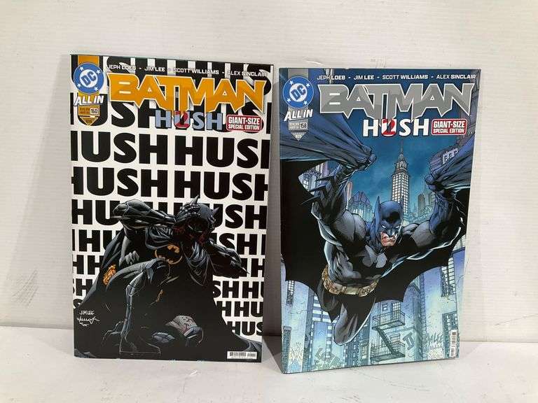 DC Comics Batman: Two Hush Giant-Size Special Edition Lot with Bonus ...