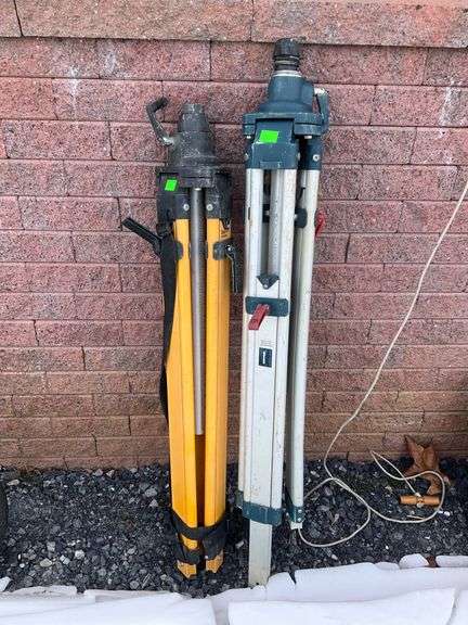 Tripod Survey Stands, Including SitePro Model 01-FGC20ELAZ - Hash Auctions