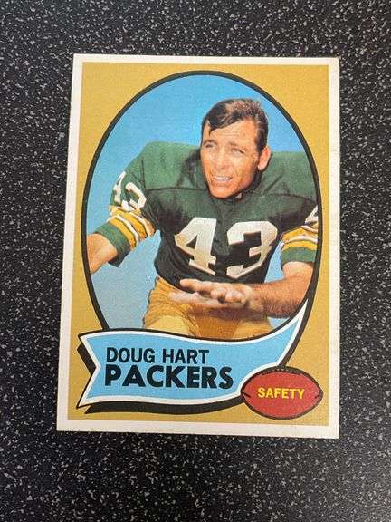 1970 Topps Doug Hart Green Bay Packers Football Card #2 - Hash Auctions