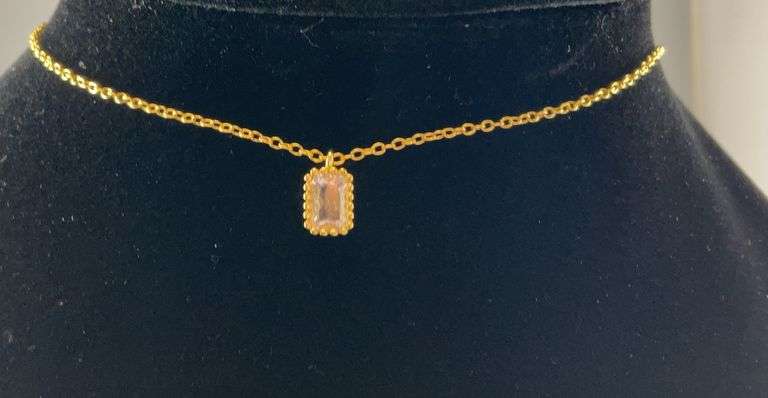 20in gold over sterling silver necklace - Hash Auctions