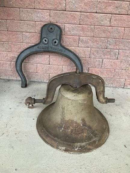 Cast Iron Bell with Arc Hold, 15″ Diameter - Hash Auctions