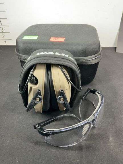 Walker’s headphones and eye protection wear with case - Hash Auctions