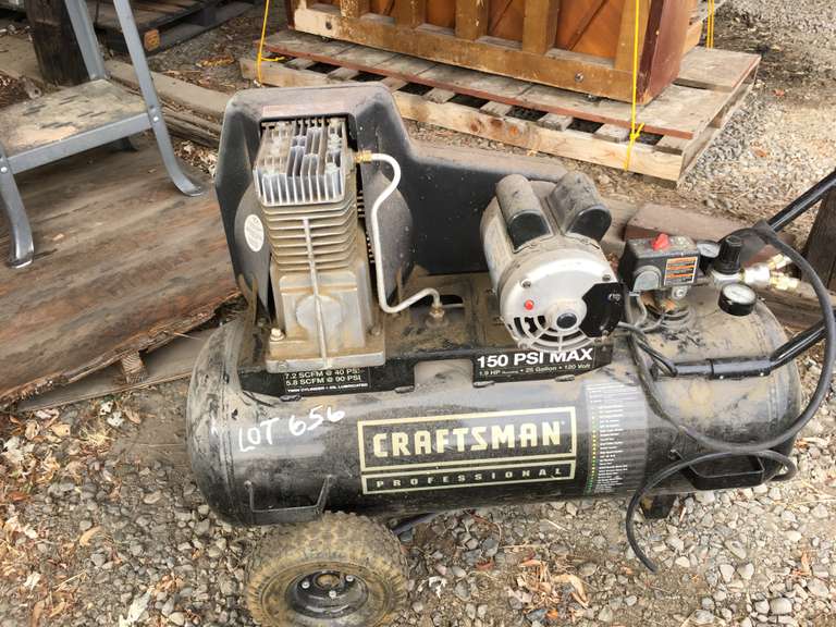 CRAFTSMAN ELECTRIC AIR COMPRESSOR - Heaverlo Northwest Auctions