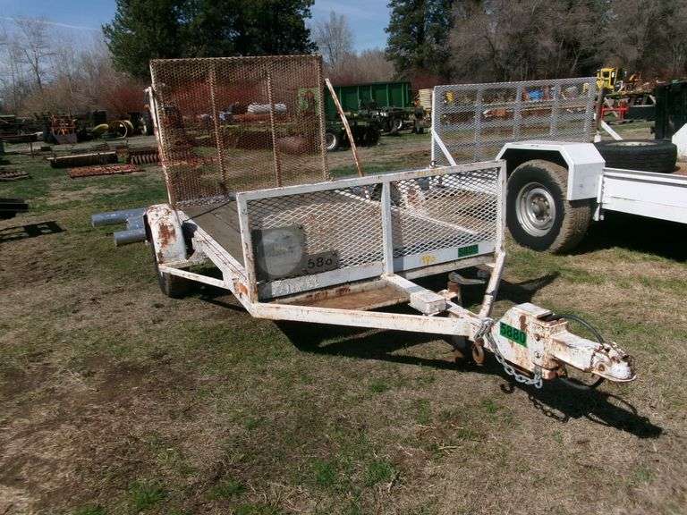 1996 LICH STRONG BOY TRAILER W/RAMP - Heaverlo Northwest Auctions