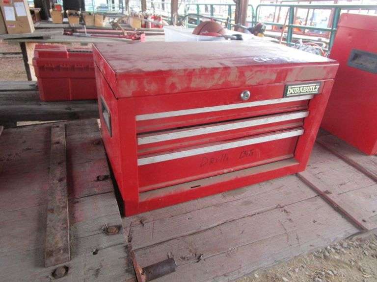 DURA BUILT TOOL BOX W/CONTENTS, CRAFTSMAN TOOLS, DRILL BITS - Heaverlo ...