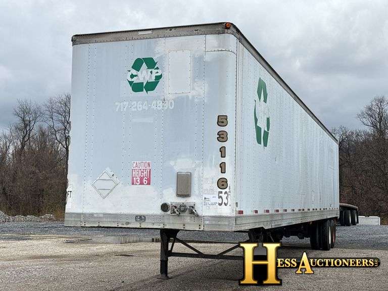 2000 TRAILMOBILE 53' VAN TRAILER - Hess Auctioneers